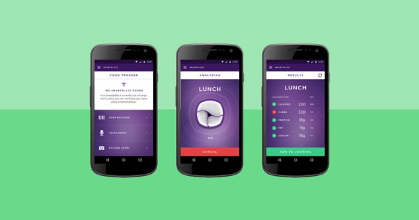 SmartPlate Connected Meal Tracking Plate