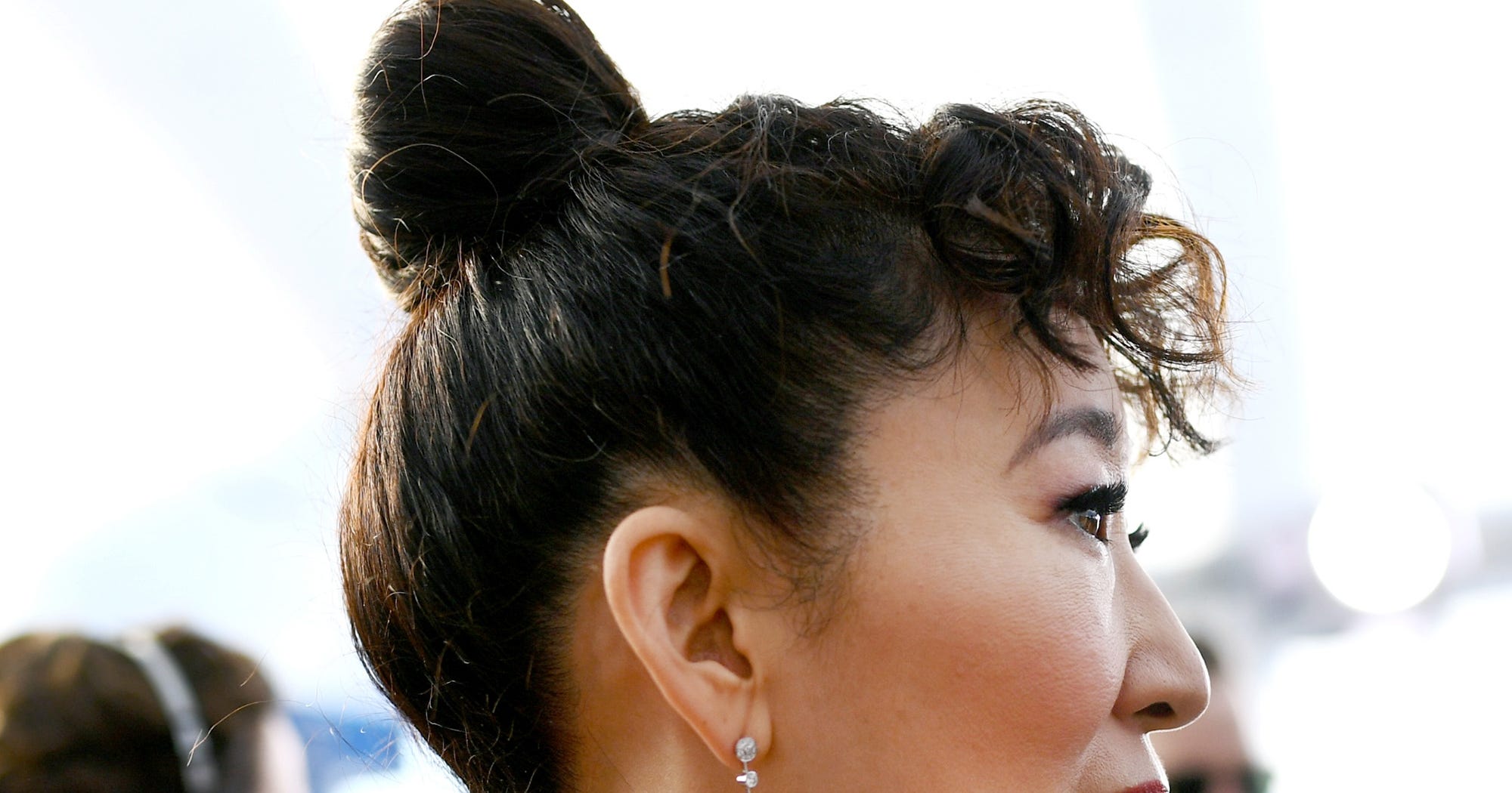 Bun With Bangs Was The It Hairstyle At 2019 SAG Awards