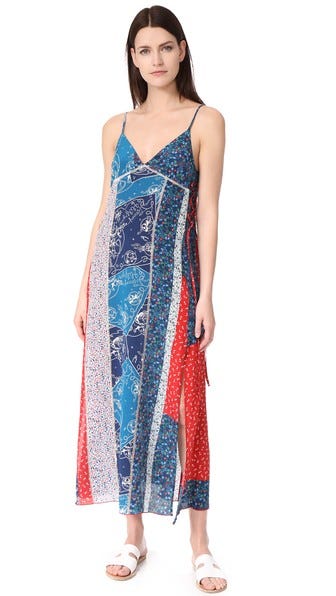 Hilfiger Collection + Patchwork Maxi Dress