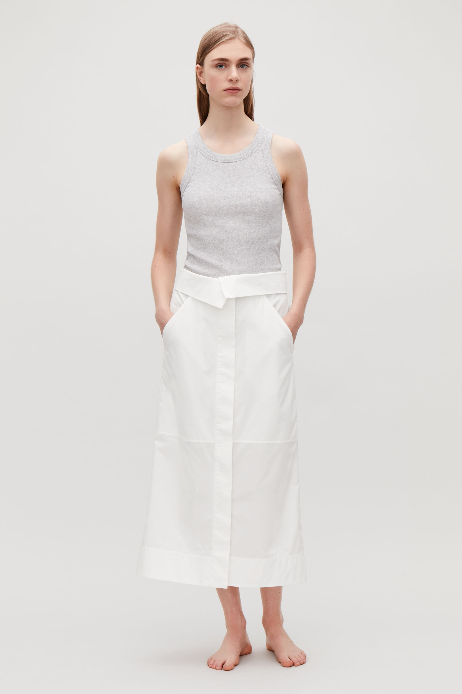 COS + Skirt With Folded Waistband