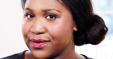 Dior Gold Makeup — Metallic Eyebrows 2013