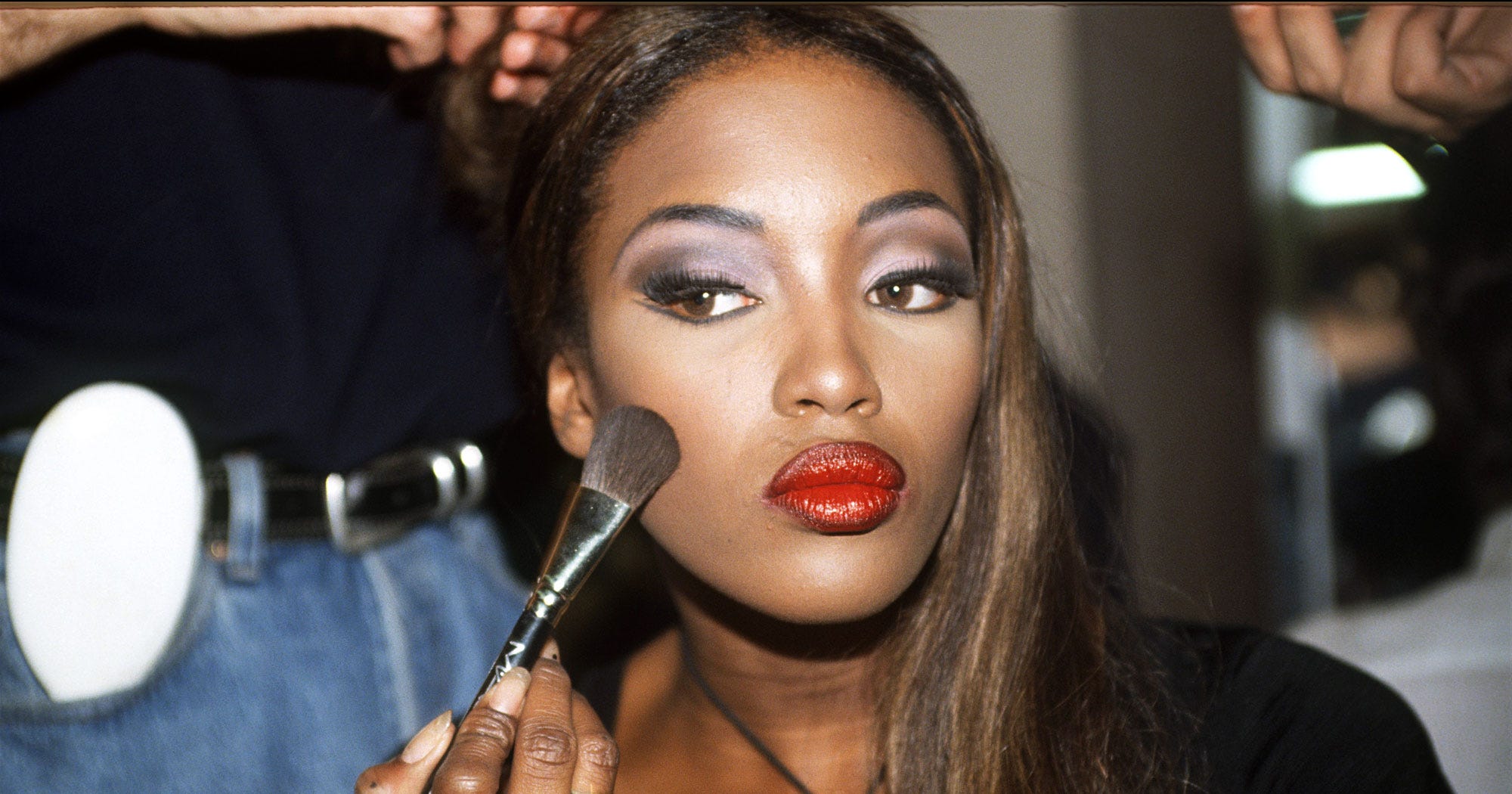 Supermodels Backstage Fashion Shows, Cindy Crawford