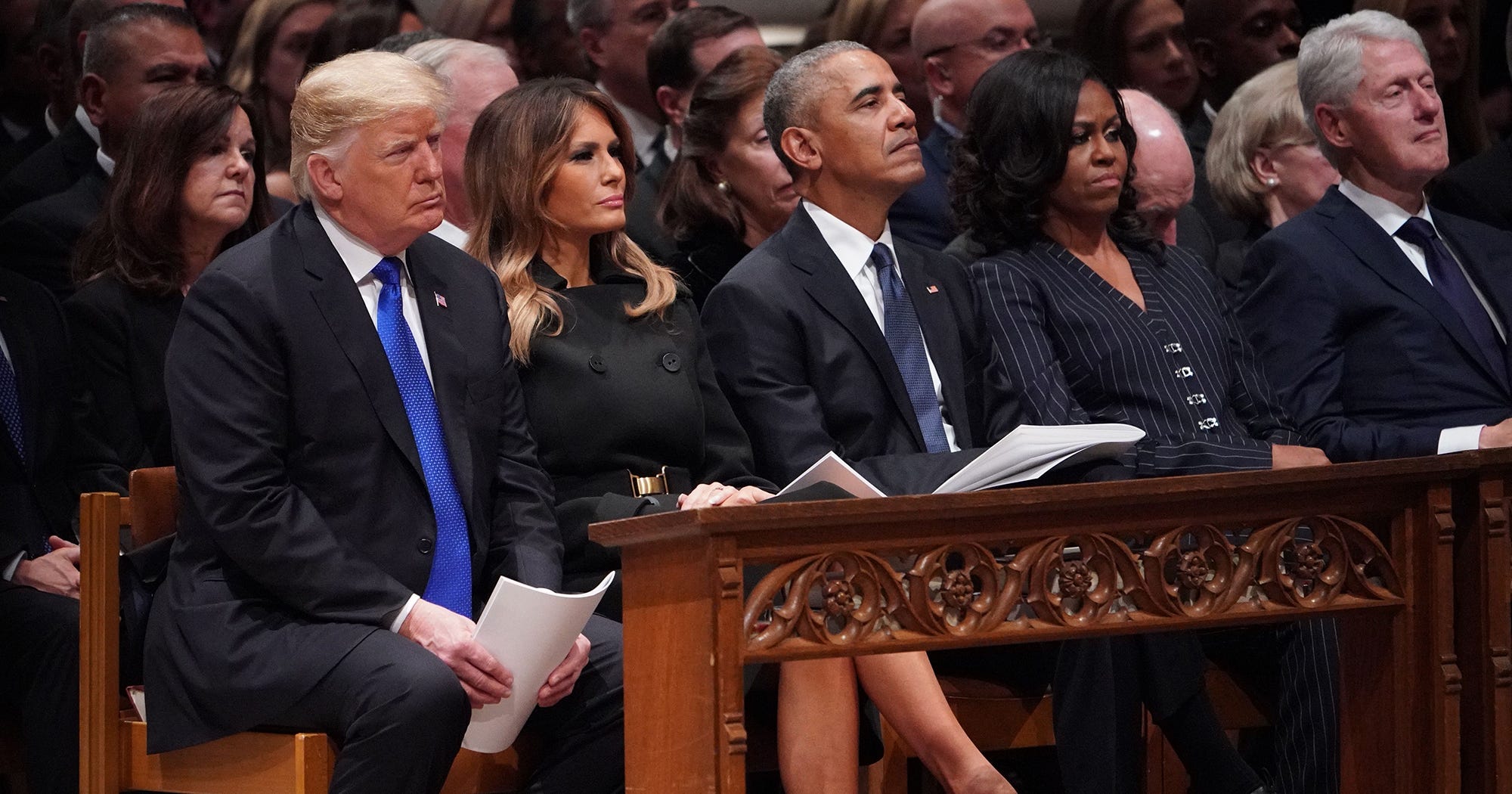 Michelle Obama's Shady Handshake With Donald Trump