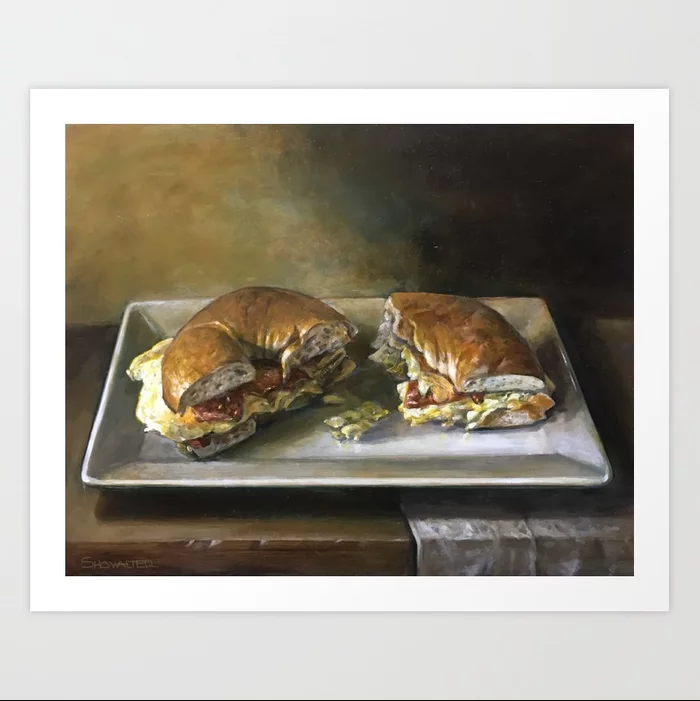 David Showalter + bacon egg and cheese Art Print