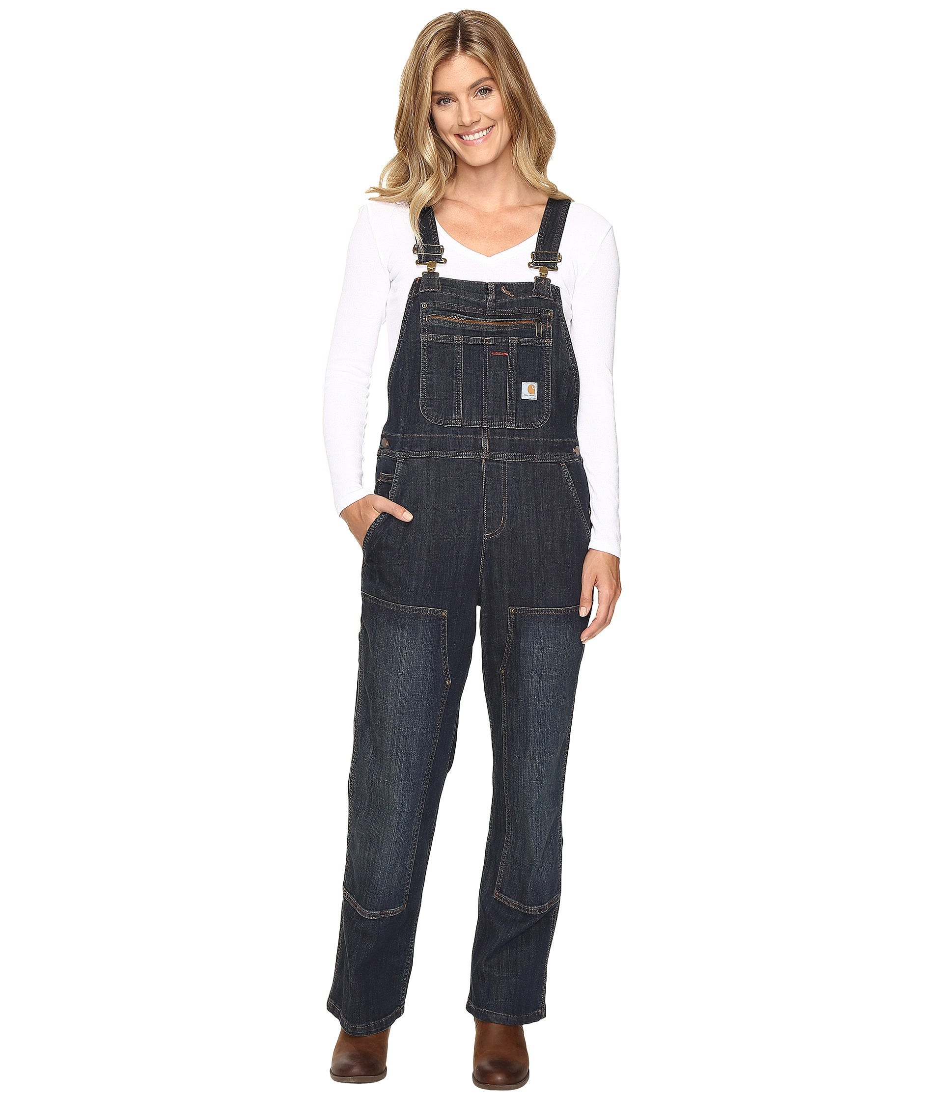 Carhartt + Brewster Double Front Bib Overalls