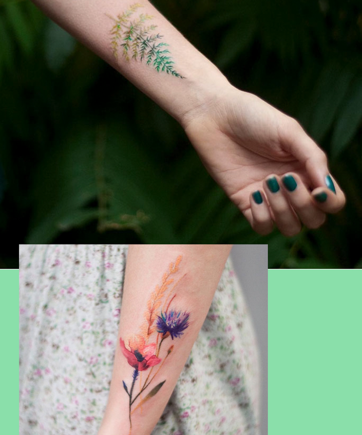 Schönsten Blumentattoos