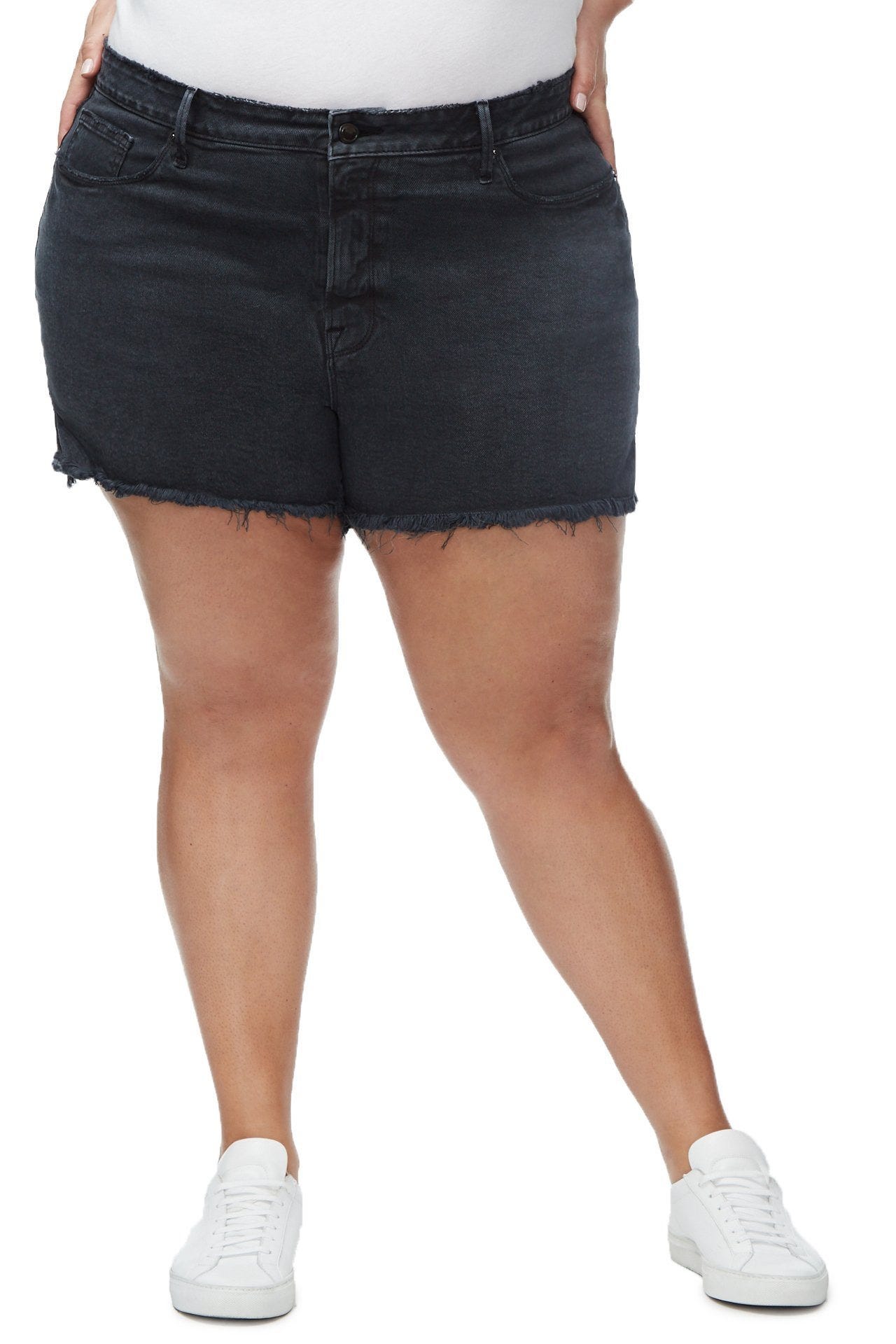 Good American + Plus-Size Cut-Offs