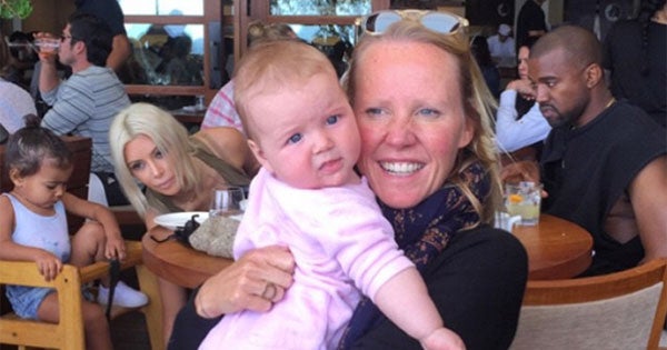 Kim Kardashian And Family Photobomb Brunch