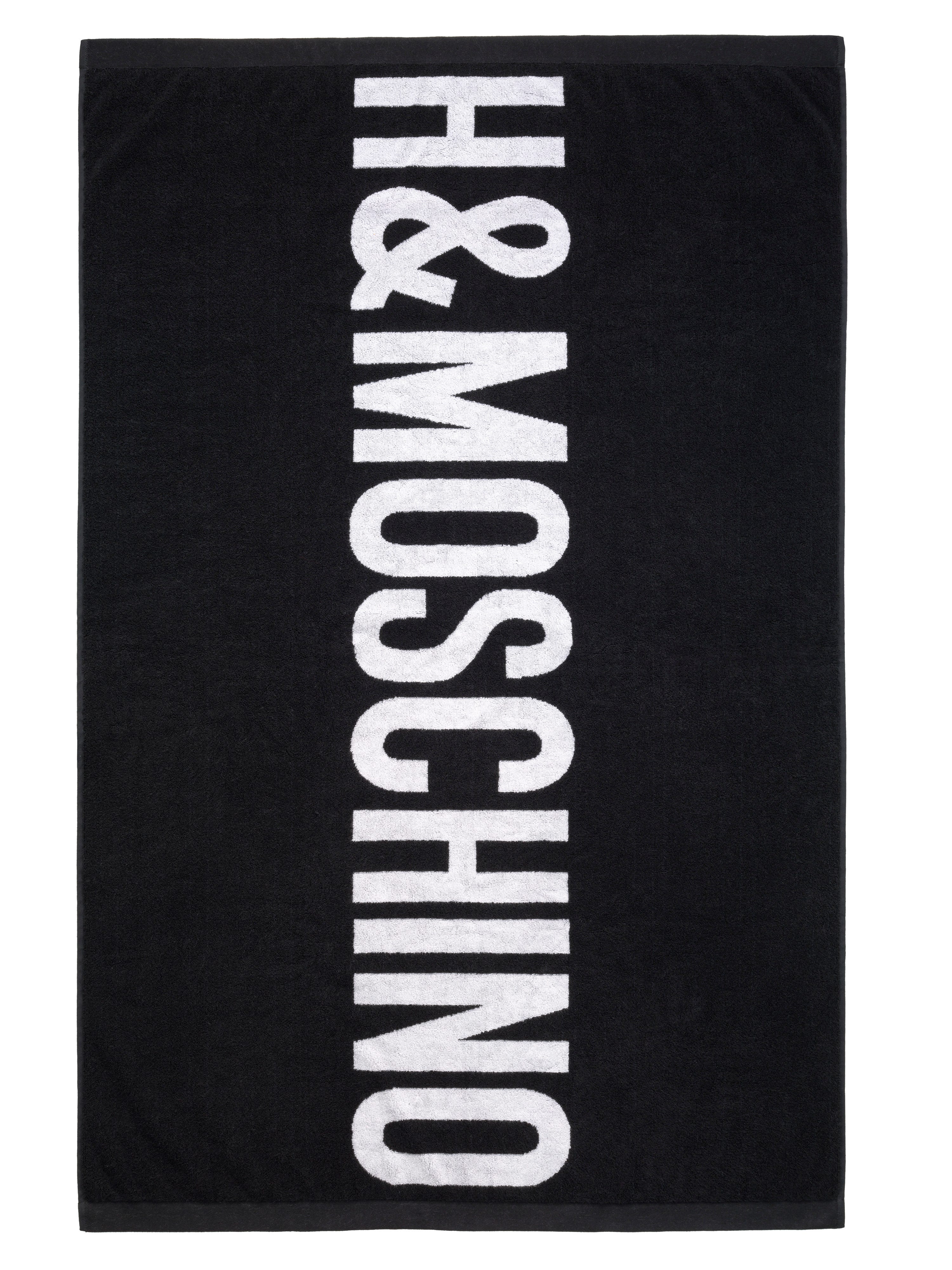 H&M x Moschino + Jacquard-weave Bath Sheet