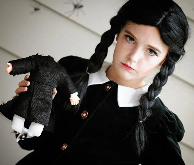 Wednesday Addams Outfit Addams Costume Set Collar And Wrist, 57% OFF