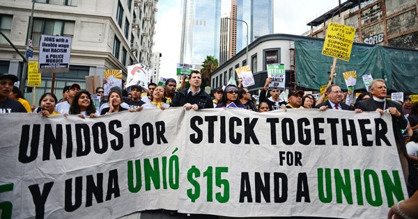 Low Wage Workers Biggest Protest Public Costs