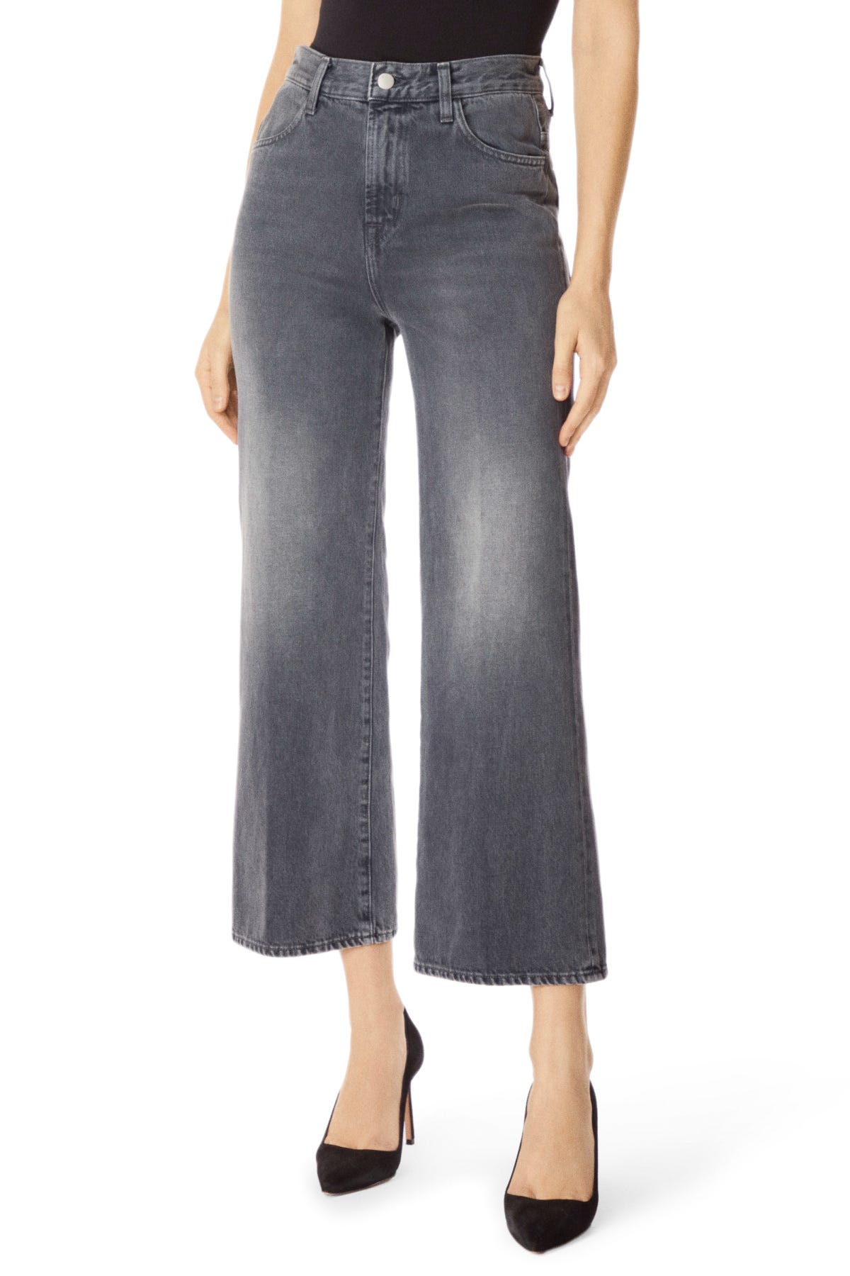 J Brand + Joan High-Rise Wide-Leg Crop