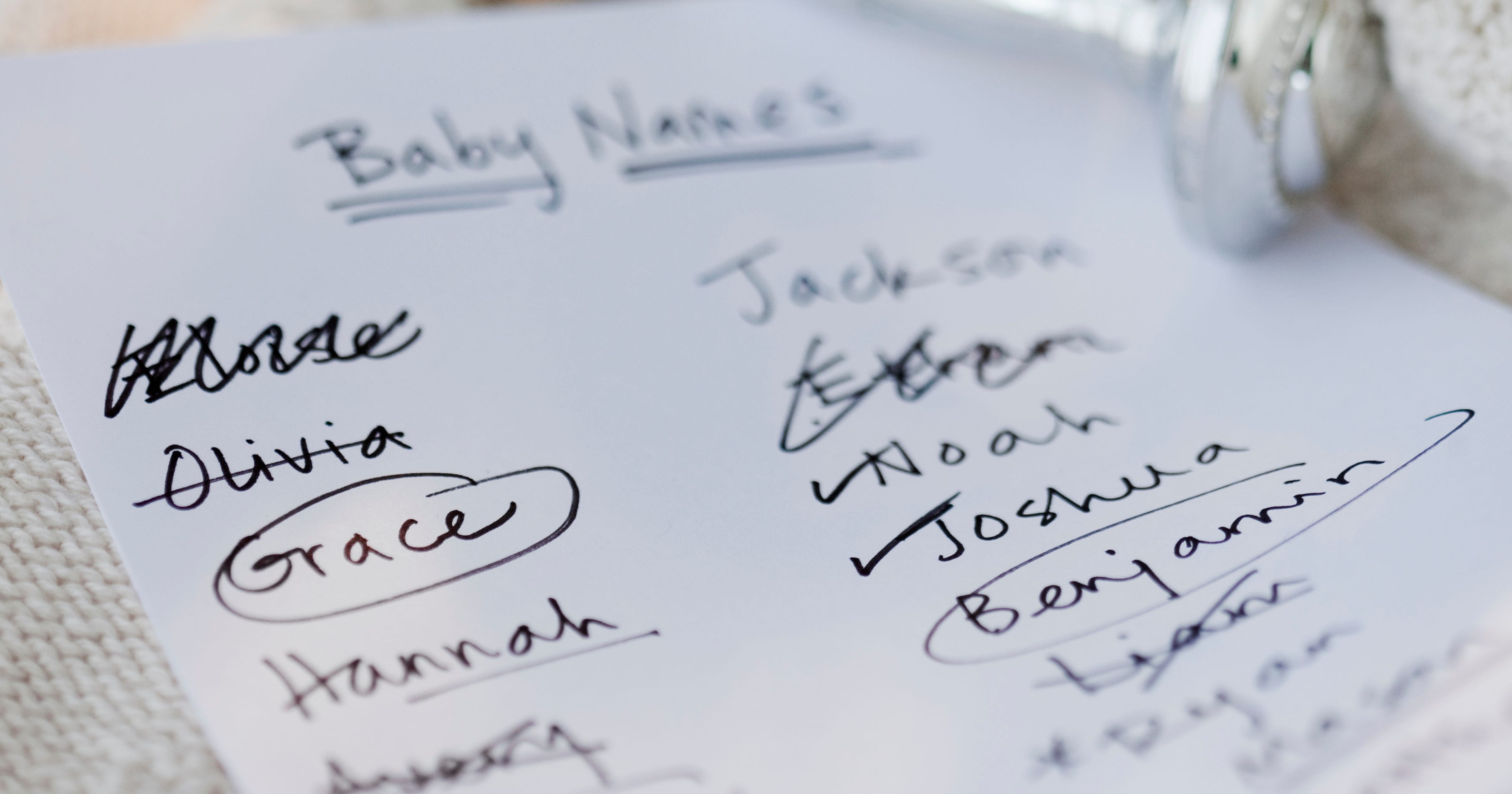 Girls And Boys Names - Most Popular Middle Names