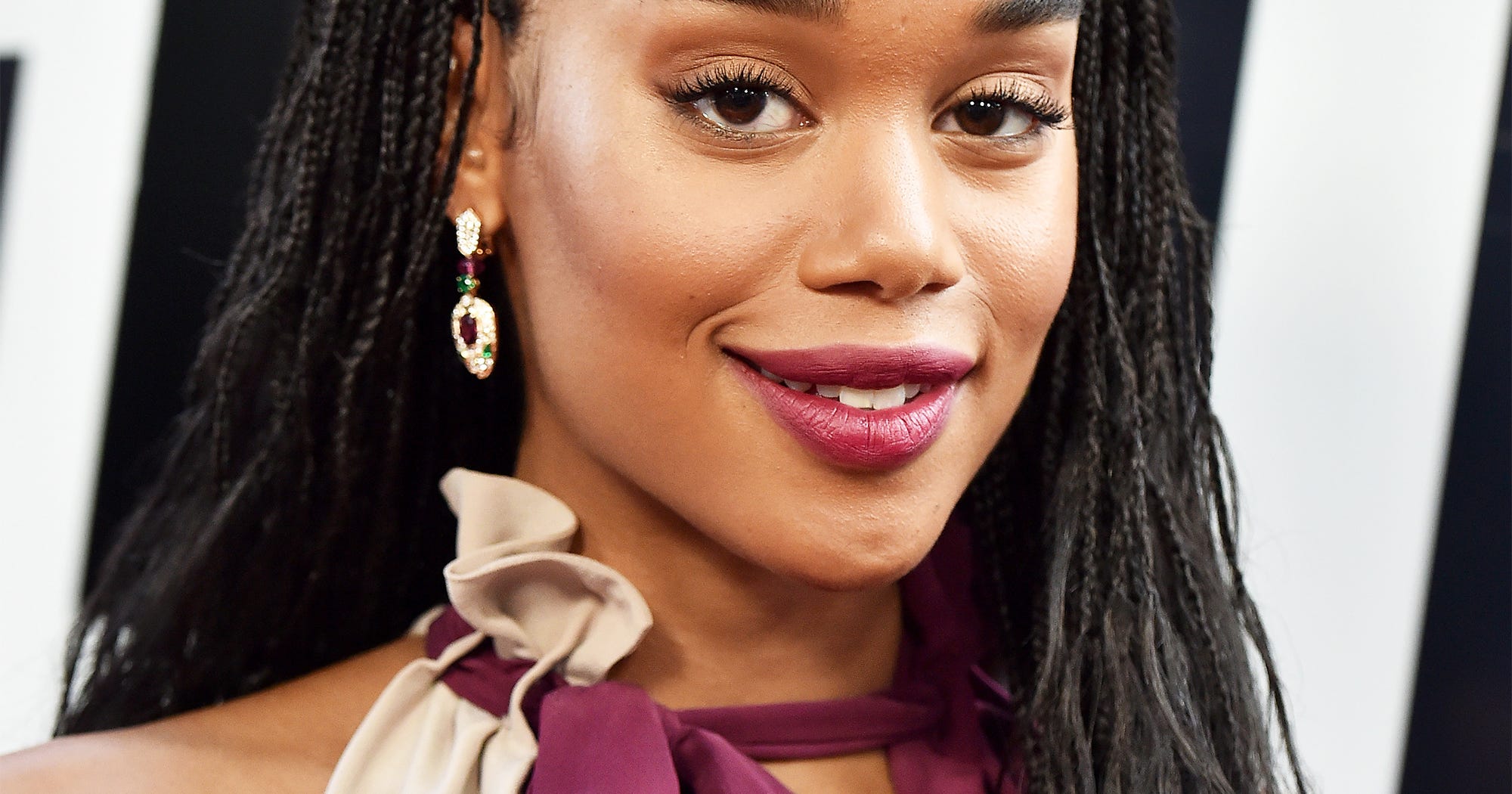 Stunning Laura Harrier Braids And Black Icon Hairstyles