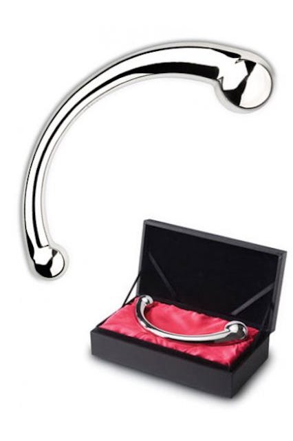 Njoy + Pure Wand Metal Dildo
