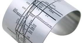 The Bracelet Has The NYC Subway Map On It