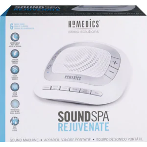 HoMedics + Sleep Solutions Sound Spa Rejuvenate Sound Machine