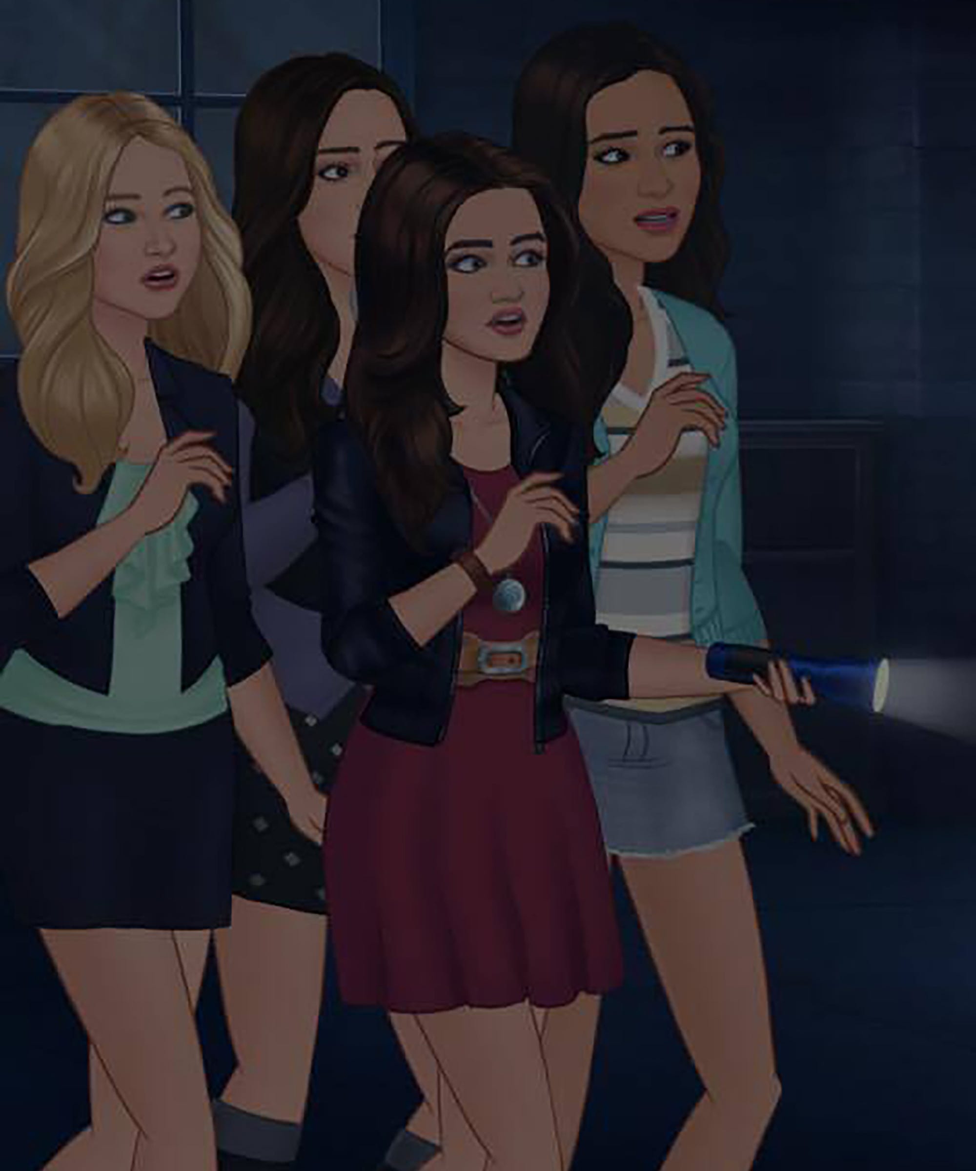 Easy Pretty Little Liars Cartoon