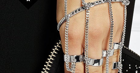Hand Chains - Eddie Borgo Jewelry, Five Finger Rings