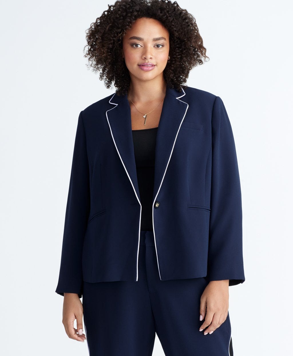 Rachel Roy + Halo Piped Blazer