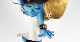 Harper's Bazaar Has A Smurfette Feature In Its August 2011 Issue