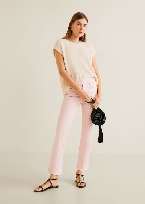 Mango + Color Straight Jeans