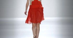 Rate The Runway Round 16 - Best Bright Red Outfit