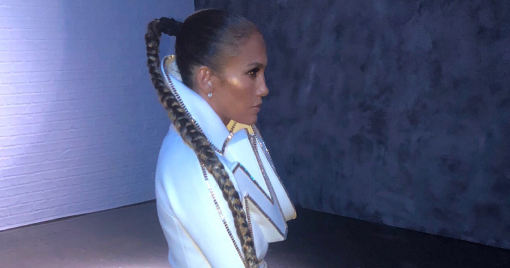 Jennifer Lopez's New Braid Is Longer Than Nicki Minaj's