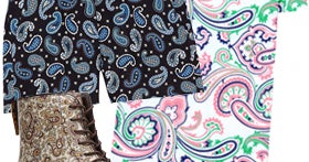 Paisley Print Fashion - Spring and Summer 2012 Trend Is Paisley