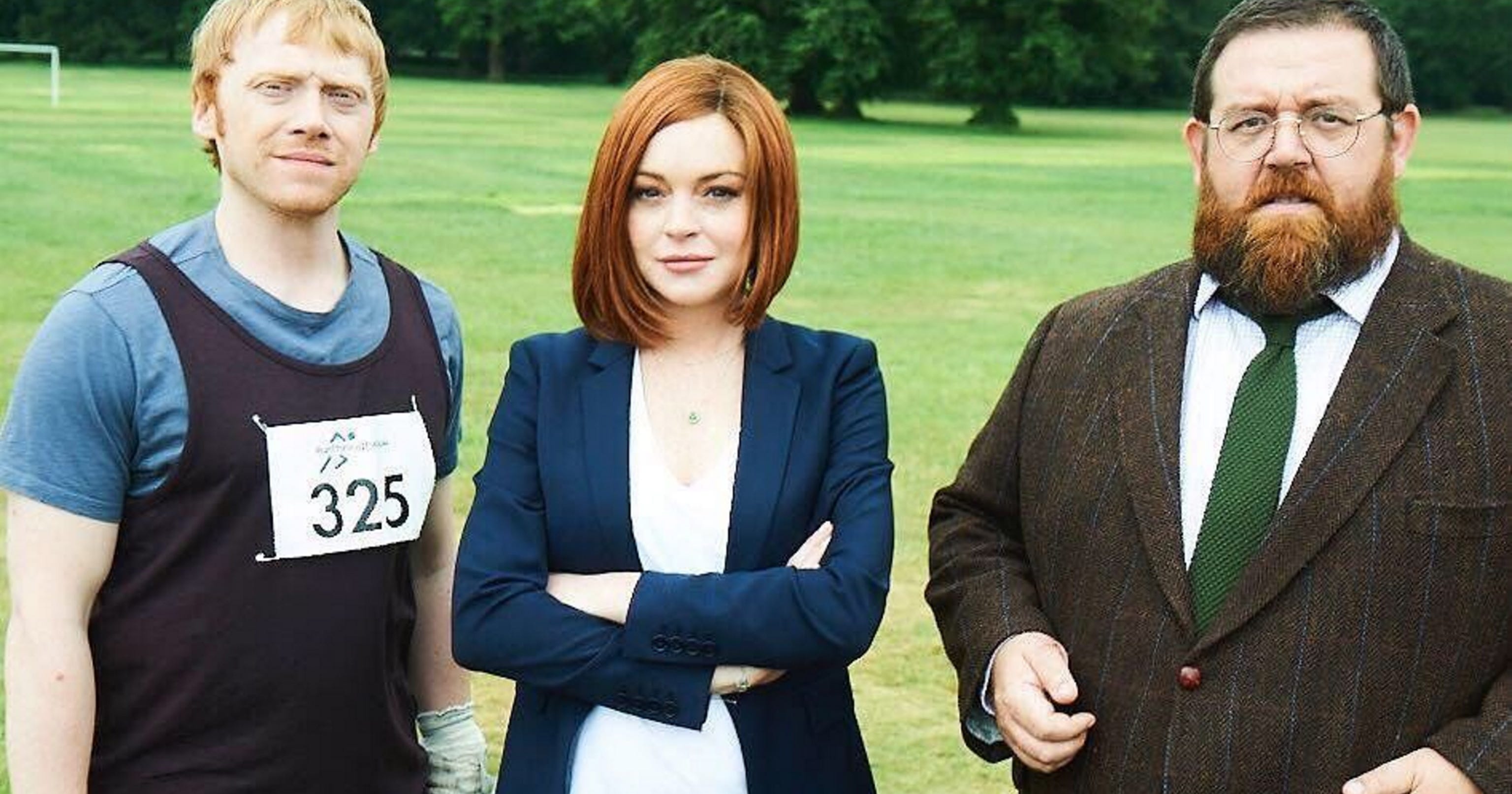 Lindsay Lohan - Rupert Grint, Nick Frost, Sick Note TV