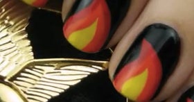 How to Do Hunger Games Nail Art Trends - A DIY Video Guide