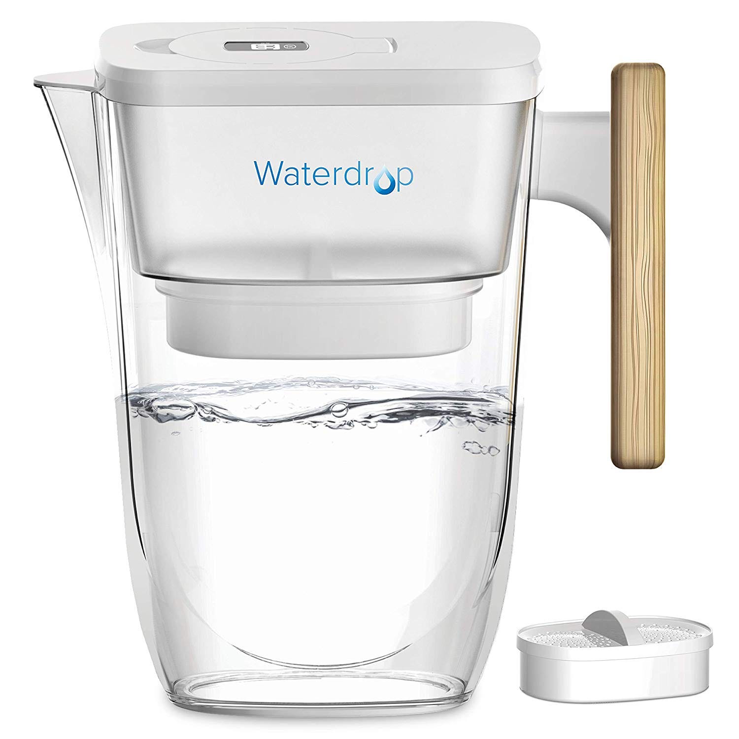 Waterdrop + Extream BPA Free, 10-Cup Water Filter Pitcher