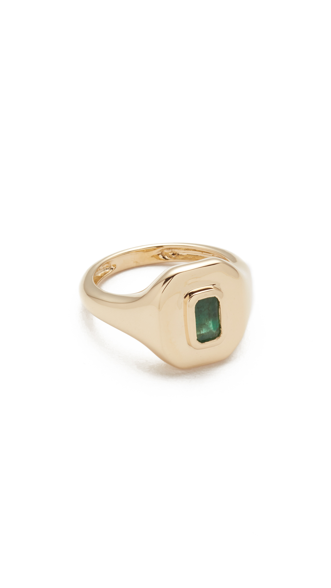 Shay Accessories + 18k Gold Baguette Ring