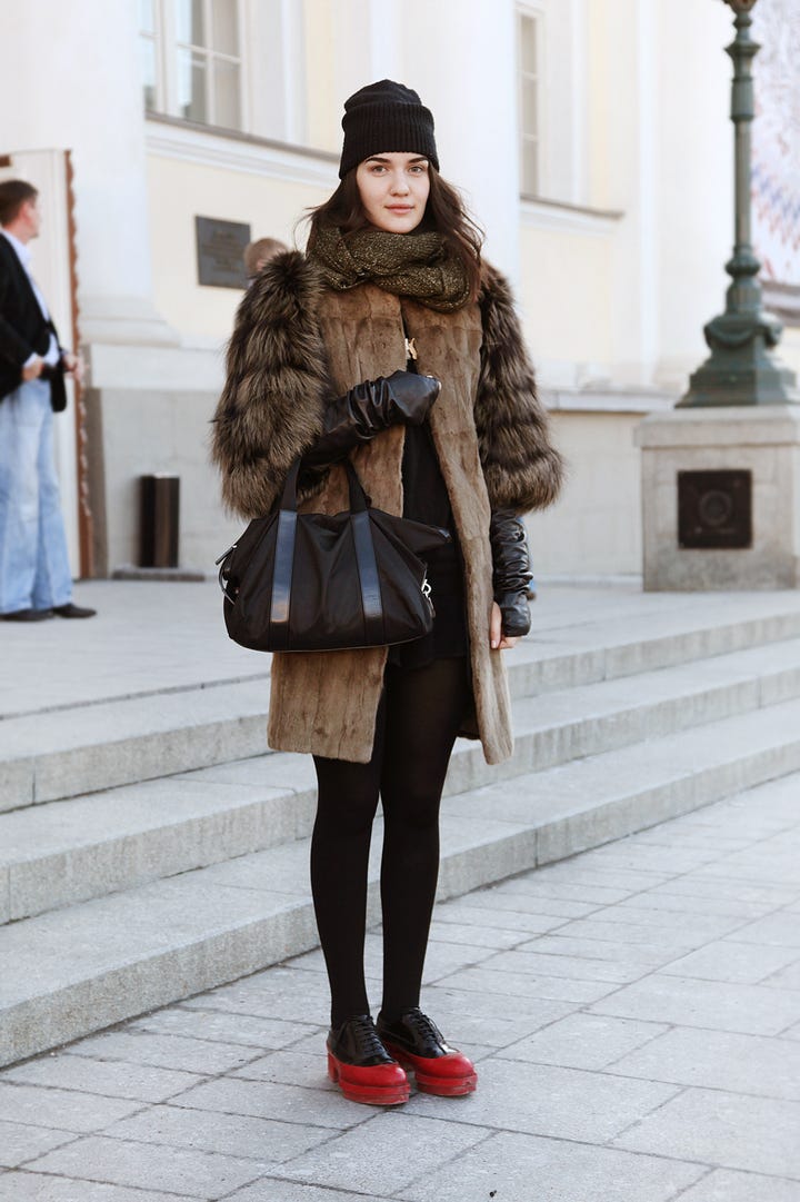 Russian Street Style- Mercedes-Benz Fashion Week Russia