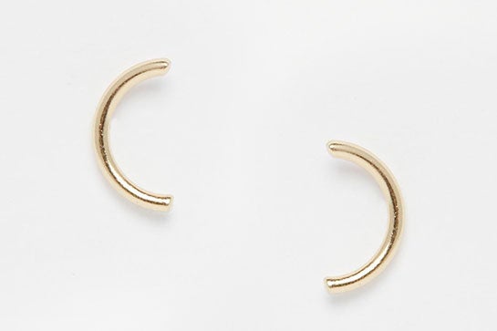 ASOS + Curved Bar Stud Earrings