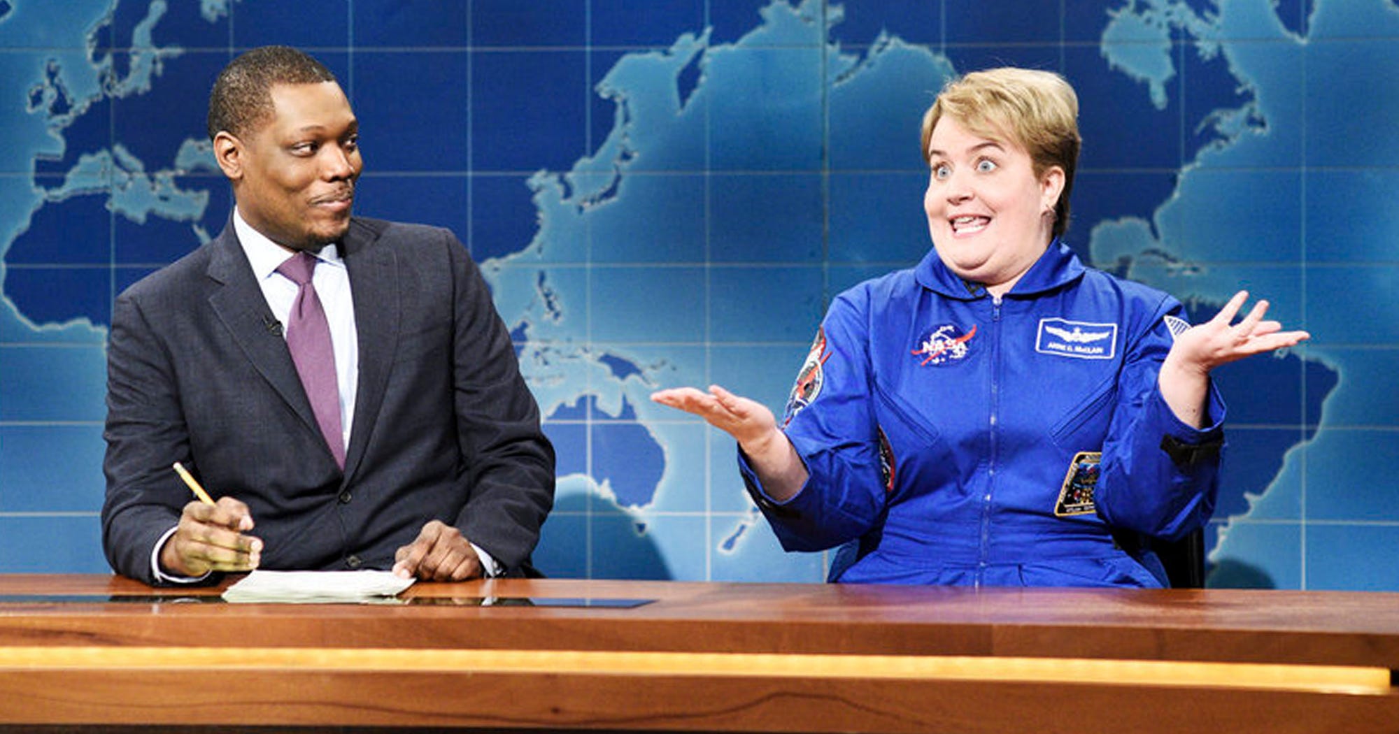 Aidy Bryant Parodies NASA Astronaut Anne McClain on SNL