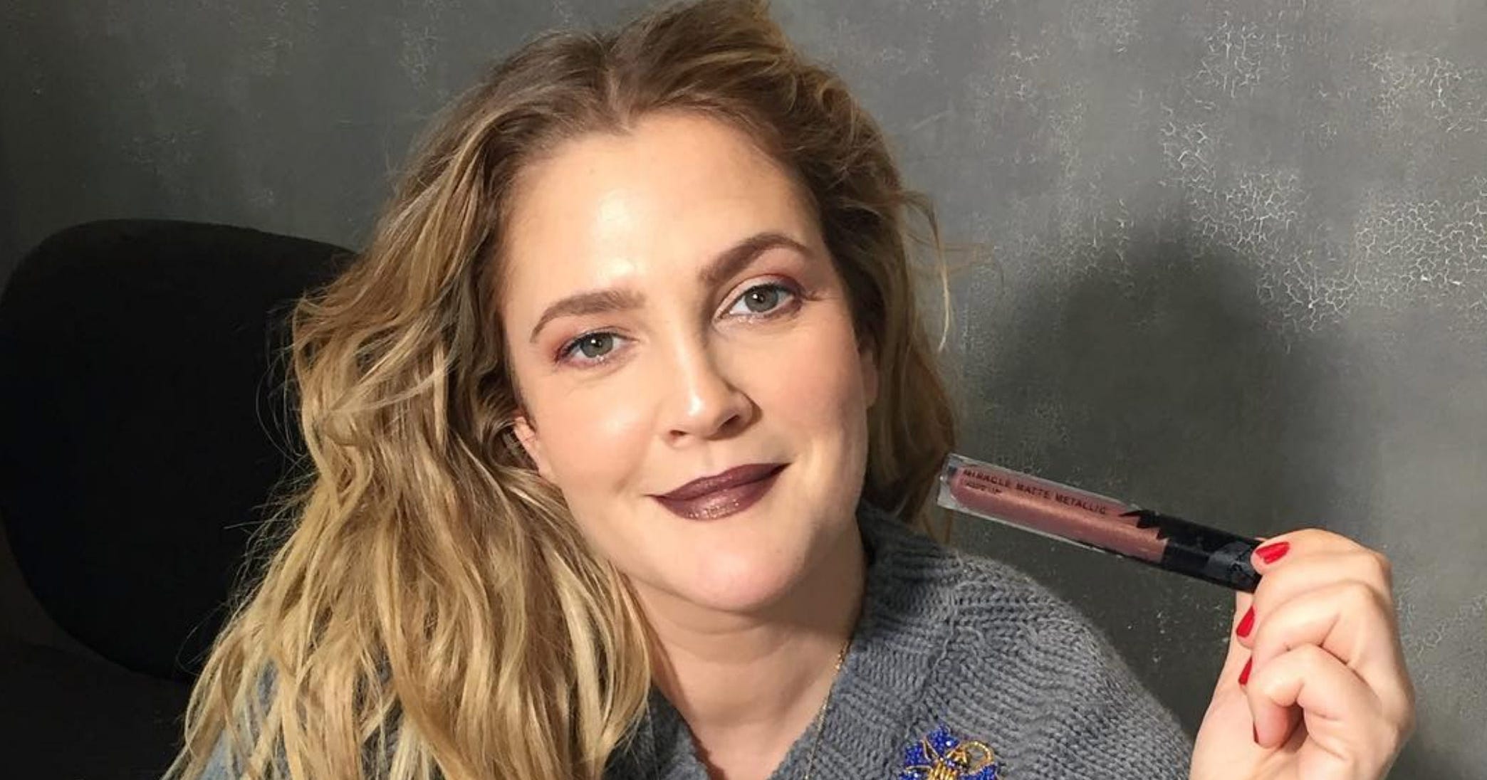 Drew Barrymore On '90s Brows & Flower Beauty