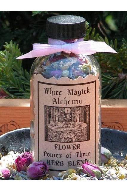 White Magick Alchemy + Flower Power of Three Blend