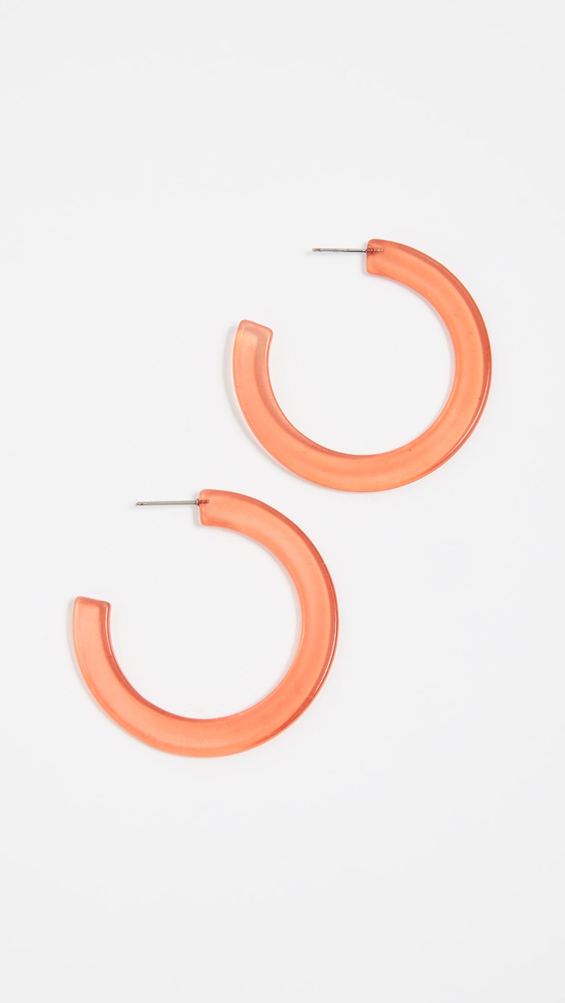Shashi + Acrylic Hoop Earrings