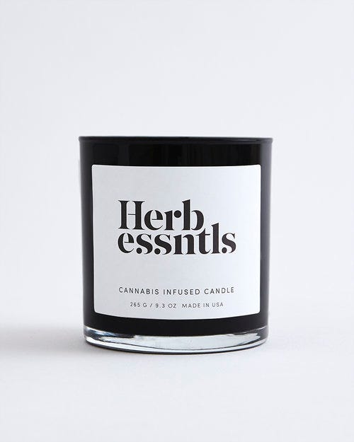 Herb Essntls + Cannabis Infused Candle
