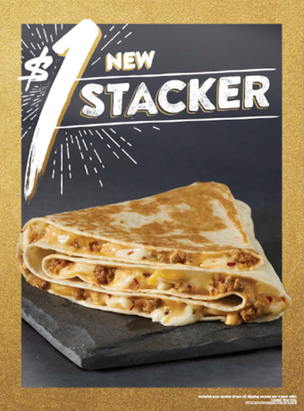 Taco Bell One Dollar Stacker Test Menu Item