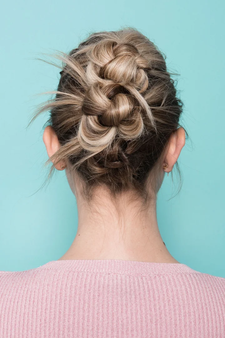 Julianne Hough Messy Updo Back View