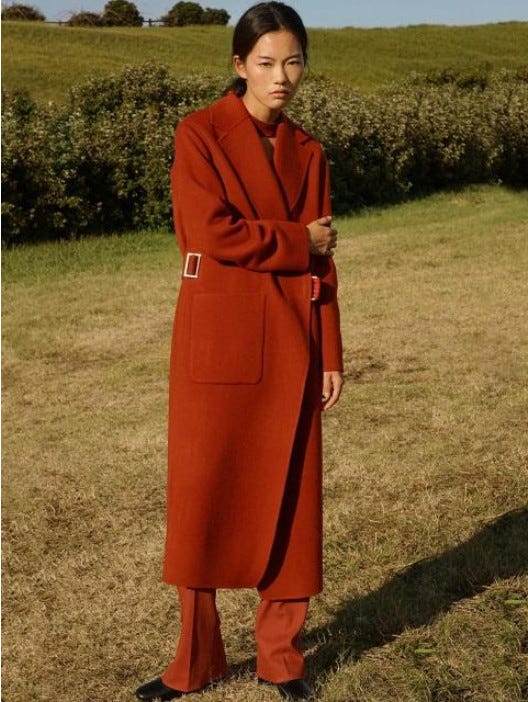 Nuvo.10 + Belted Handmade Long Coat