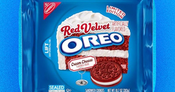 Red Velvet Flavored Oreos - Valentine's Day Edition