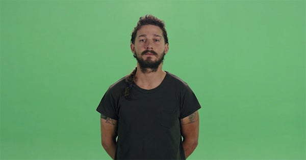 Shia LaBeouf Stars In A Meme We Can Get Behind