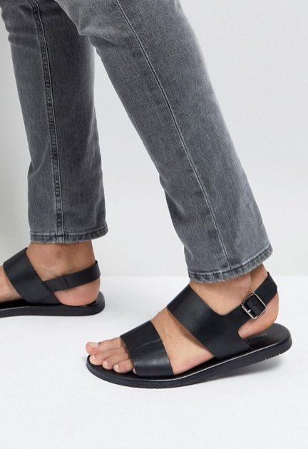 Silver Street + Double Strap Sandals