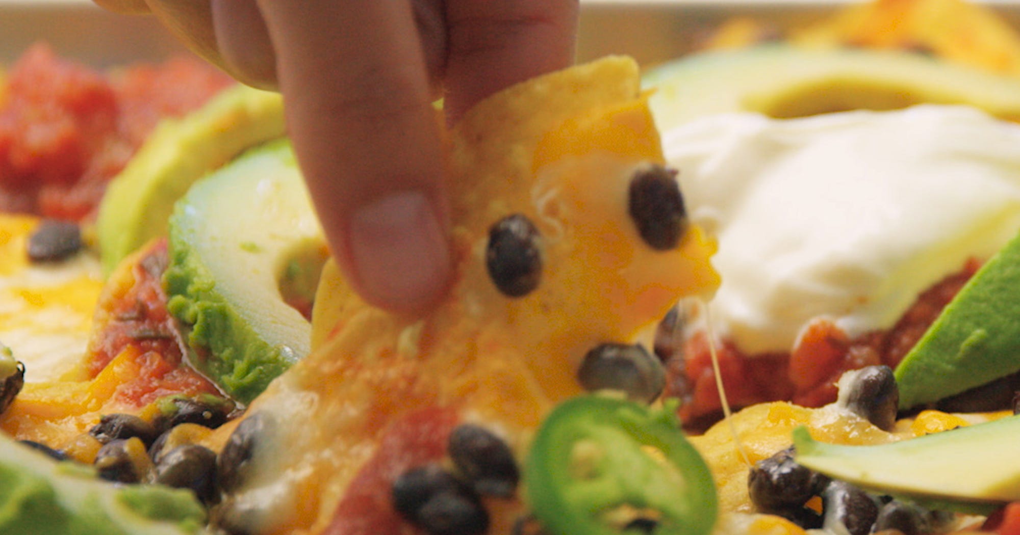 Easy Nachos Recipe - Simple Nacho Appetizer