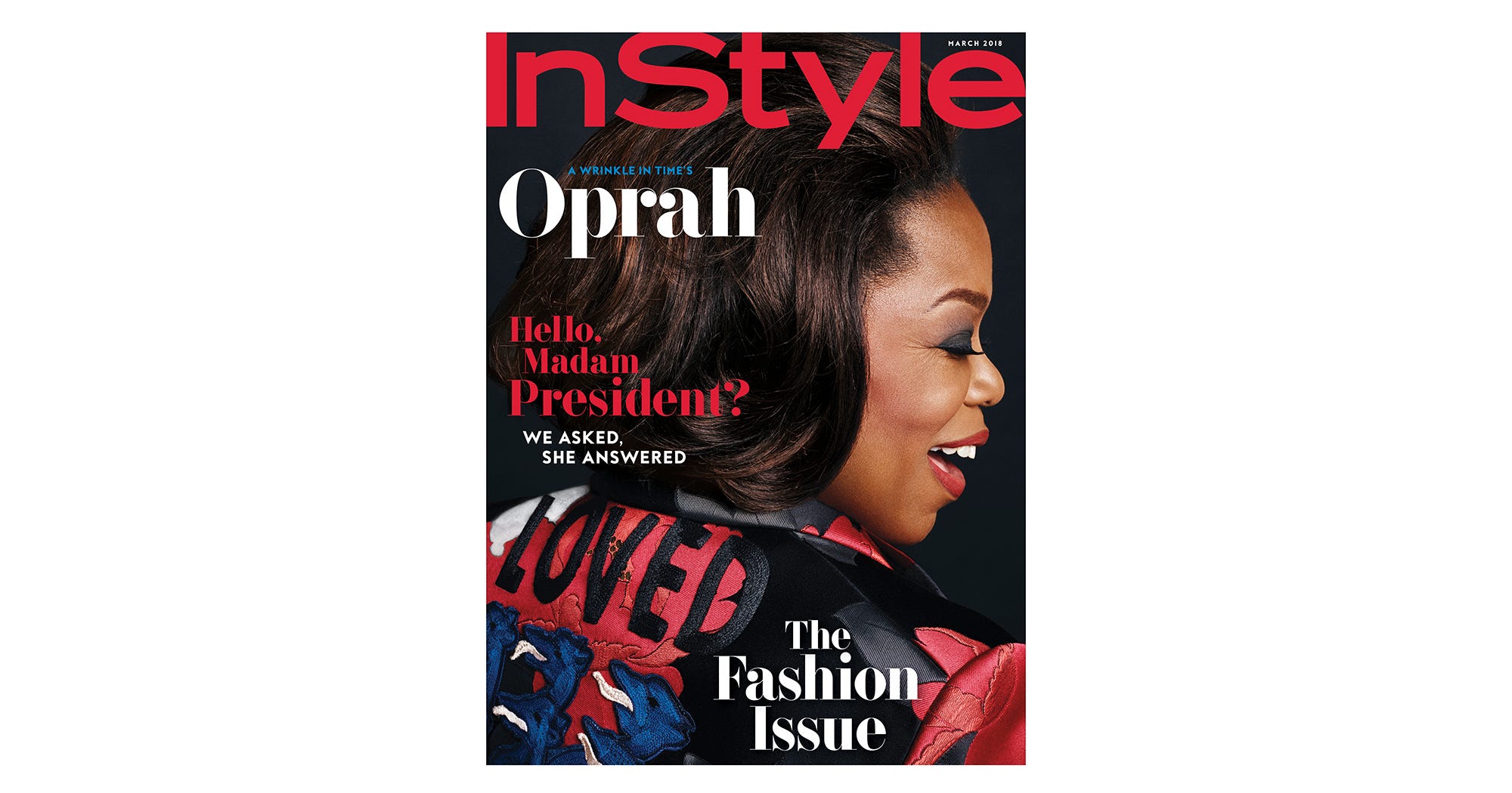 Oprah Winfrey InStyle Magazine March 2018