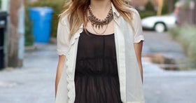 Street Style With Sheer Fabric - How to Wear Sheer Layers