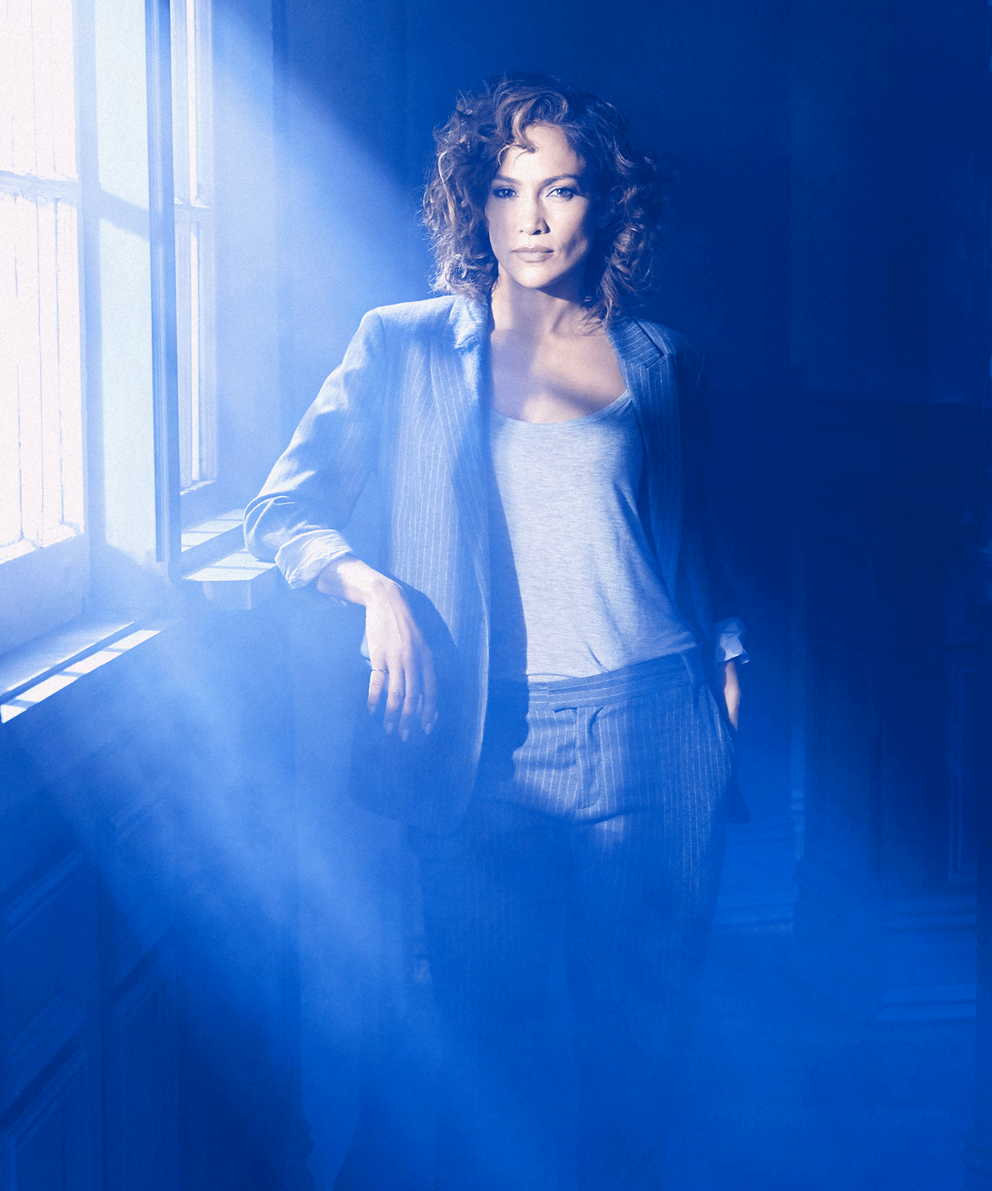 Jennifer Lopez Shades Of Blue Outfits